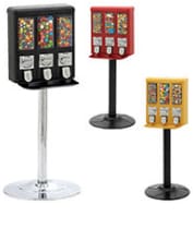 Rhino Vending Triple Vend Gumball and Candy Machine Assembly | Gumball ...