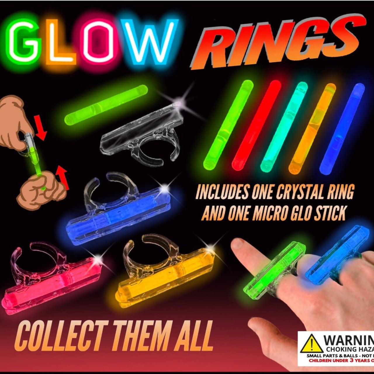 GLOW RINGS – Gumball Machine Warehouse