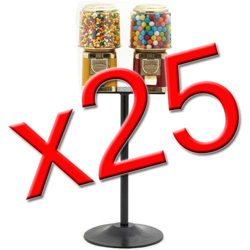 25 Double All Metal Gumball Machines - Gumball Machine Warehouse