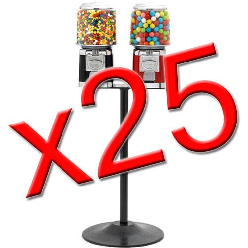25 Double Classic Gumball Machines - Gumball Machine Warehouse