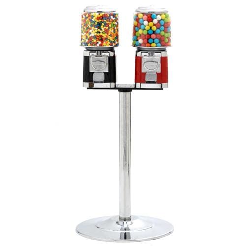 3 Double All Metal Gumball Machines - Gumball Machine Warehouse