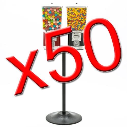 50 Double Supreme Gumball Machines - Gumball Machine Warehouse