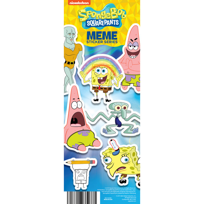 Spongebob Squarepants Wacky Stickers - Gumball Machine Warehouse