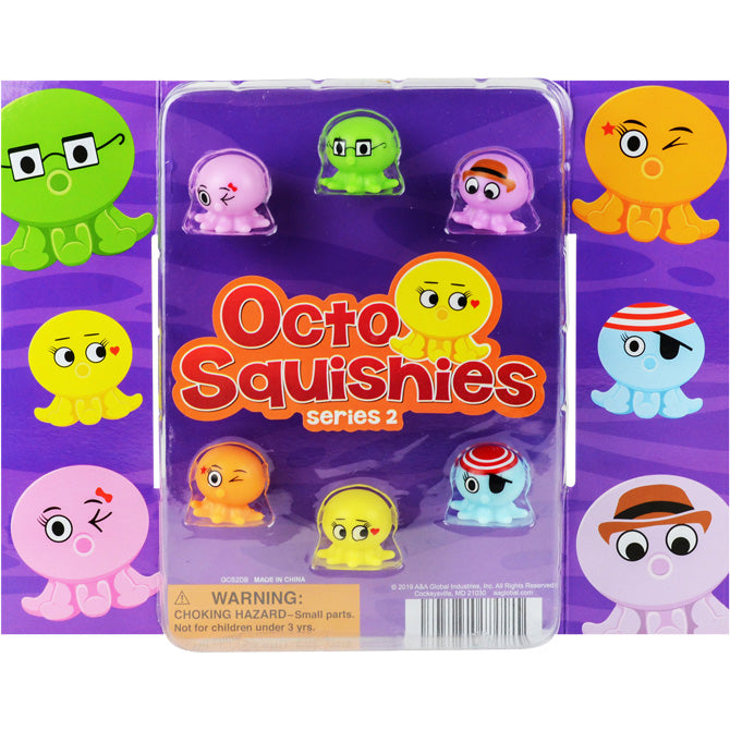 Octo Squishies In 2 Inch Toy Capsules - Gumball Machine Warehouse