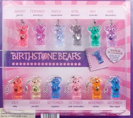 Birthstone Bears In 2 Inch Capsules - Gumball Machine Warehouse