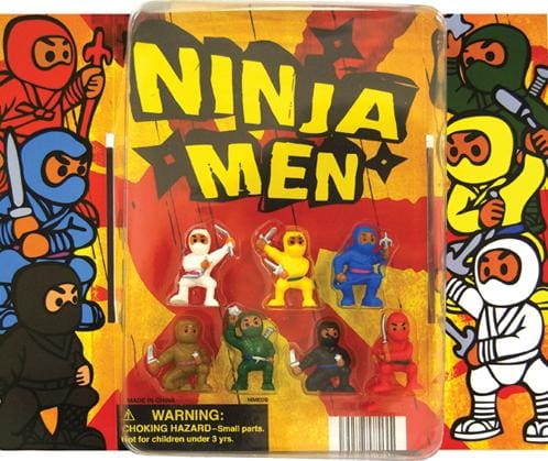 Ninja Fighters Vending Toys In 2 Inch Toy Capsules - Gumball Machine ...