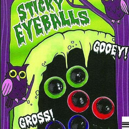 Sticky Eyeballs In 1 Inch Toy Capsules - Gumball Machine Warehouse