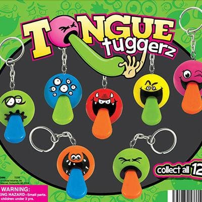 Tongue Tugger Keychains In 2 Inch Toy Capsules - Gumball Machine Warehouse