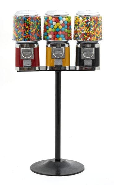 Triple Classic Gumball Machines - Gumball Machine Warehouse